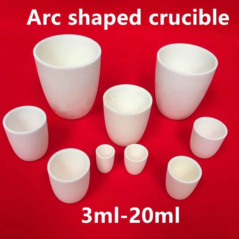 3ml/4ml /10 ml /15ml 99% pure alumina corundum crucible / Al2O3 ceramic ...