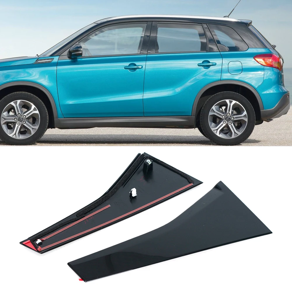 Car-Front-Door-Rear-Door-Pillar-Trim-Decoration-Outer-Garnish-Cover-For ...