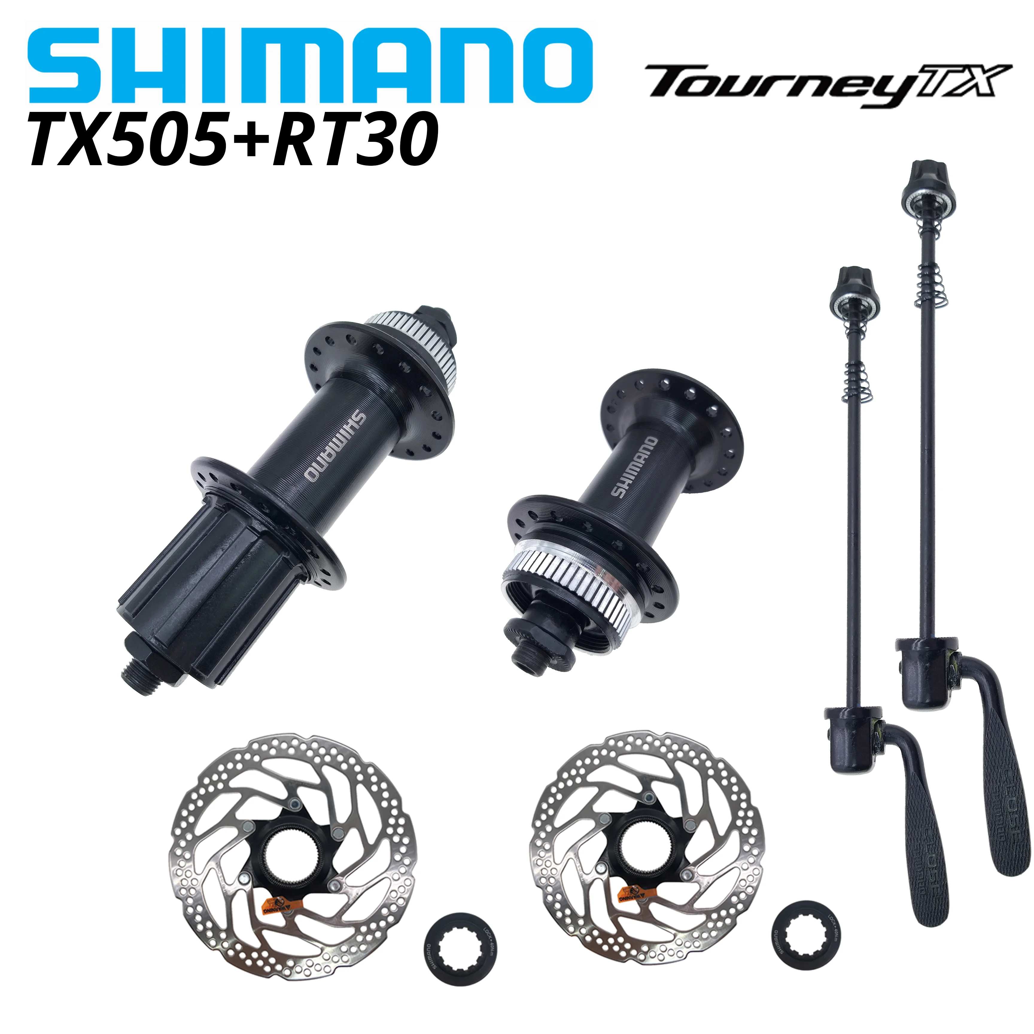 Shimano-TOURNEY-TX505-RT30-160mm-Front-Rear-Freehub-Rotor-8-9-10-SPEED ...
