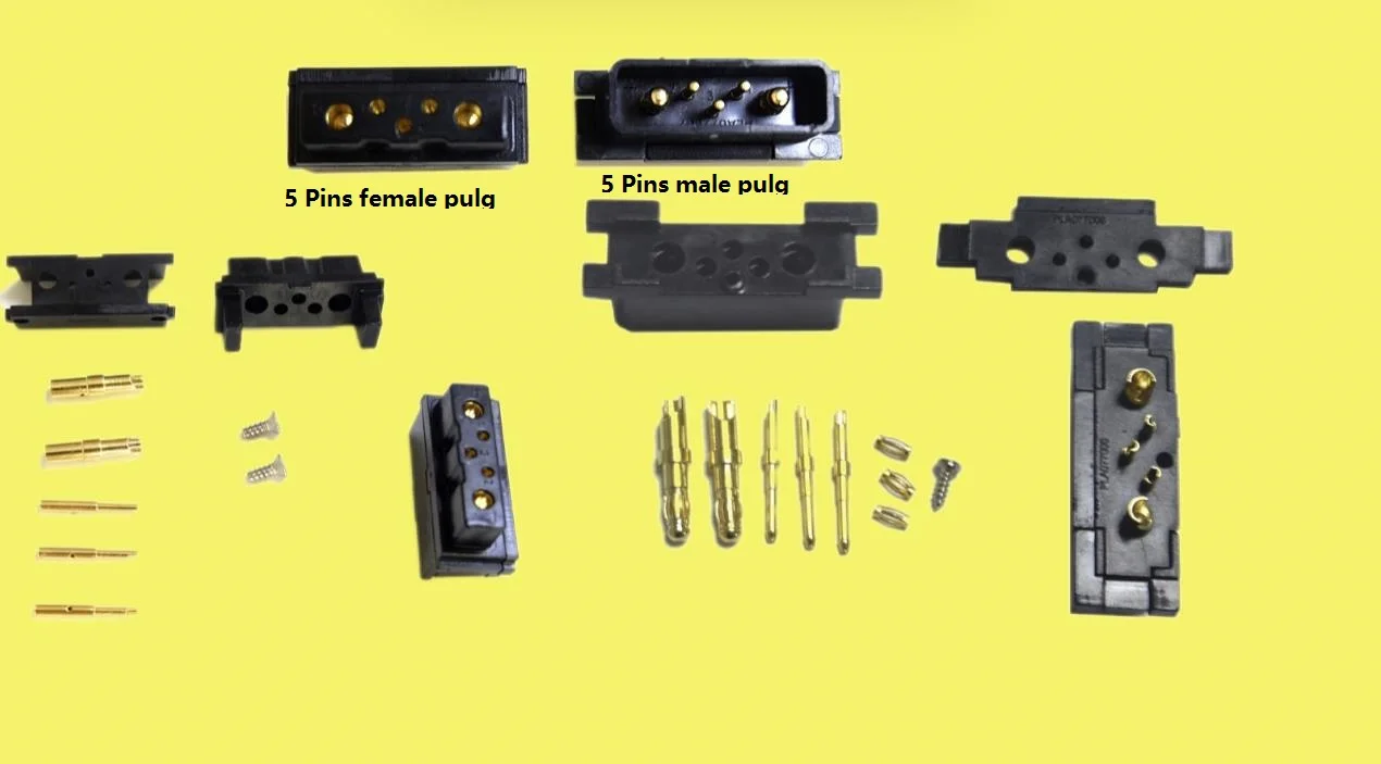 Hailong-Lithium-Battery-Power-Discharge-Connector-5Pins-E-Bike-Power ...