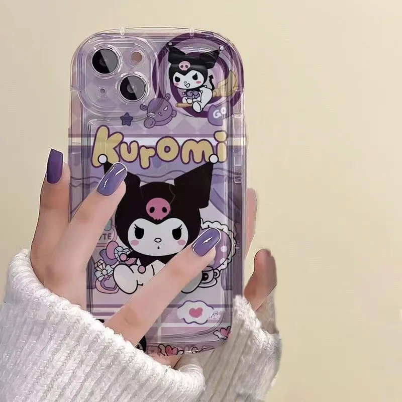 Cartoon-Cute-Girl-Kuromi-Kitty-Cat-Case-For-iPhone-14-13-15-Pro-Max-11 ...