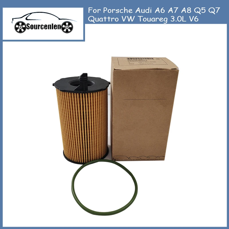 059198405-Engine-Oil-Filter-for-Porsche-Audi-A6-A7-A8-Q5-Q7-Quattro-VW ...