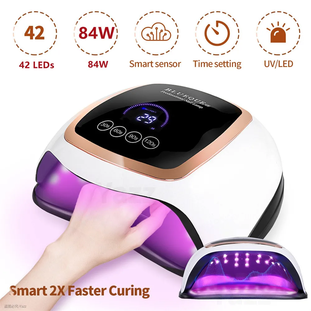 UV LED Nail Dryers Lamp For Manicure Pedicure Professional Quick Drying ...
