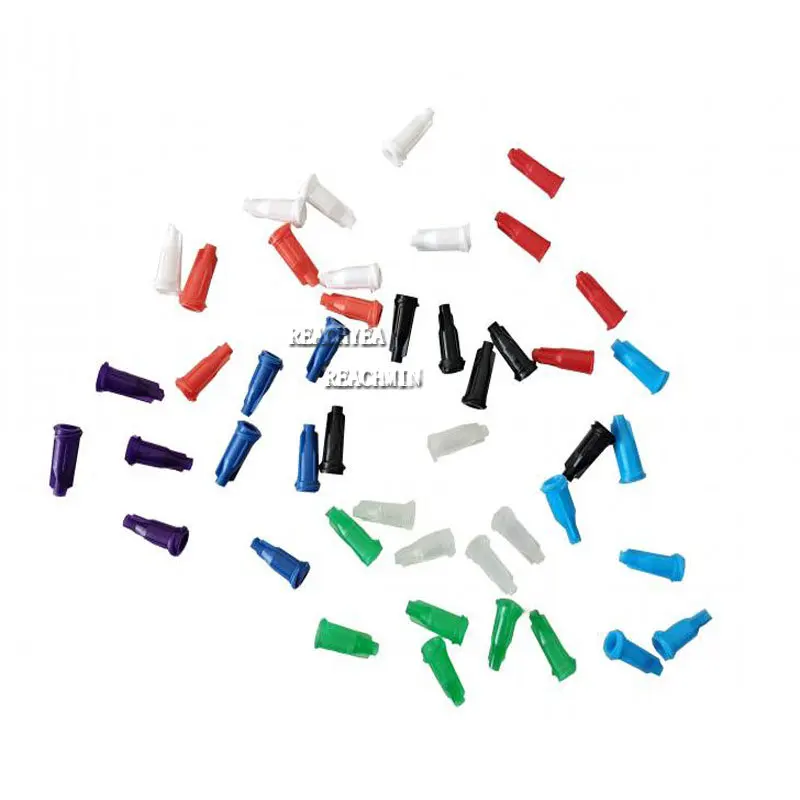 50-100-PCS-Syringe-Stop-Cap-Caps-Tip-Lock-Colors-Dispensing-Needle ...