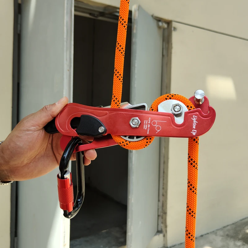 Profissional-Outdoor-Rock-Escalada-Descida-Dispositivo-STOP-Handle ...