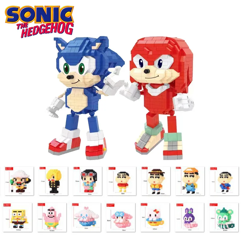 Sonic-The-Hedgehog-Building-Blocks-Cartoon-Sanrios-Hellokitty-Puzzles ...