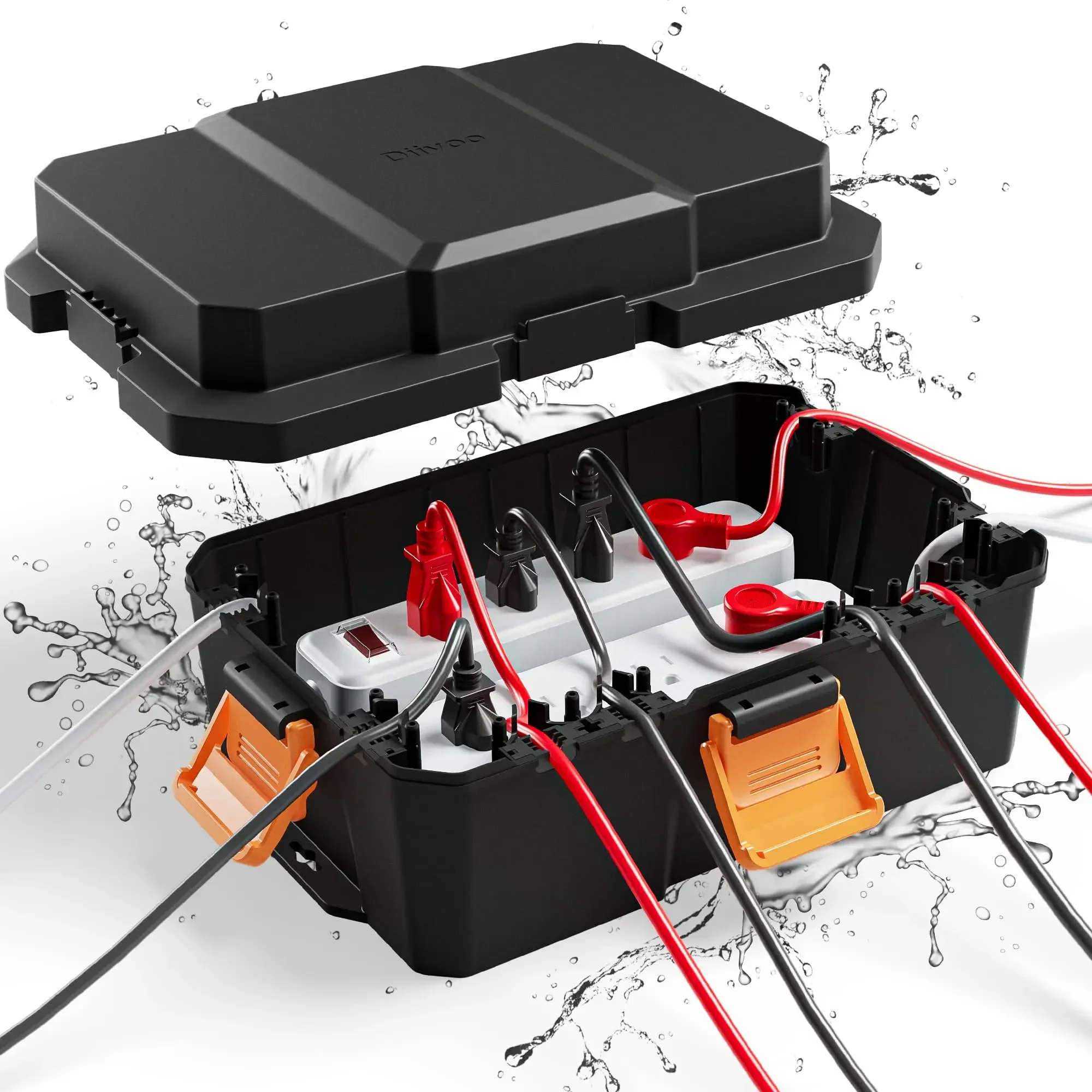 Diivoo-Outdoor-Waterproof-Electrical-Box-Outside-Cable-Connection ...