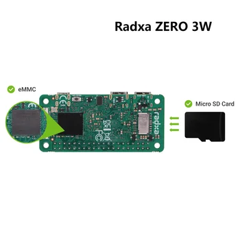 Radxa ZERO 3W Develpment board Quad-Core Arm® Cortex™-A55 RK3566 Chip DDR4