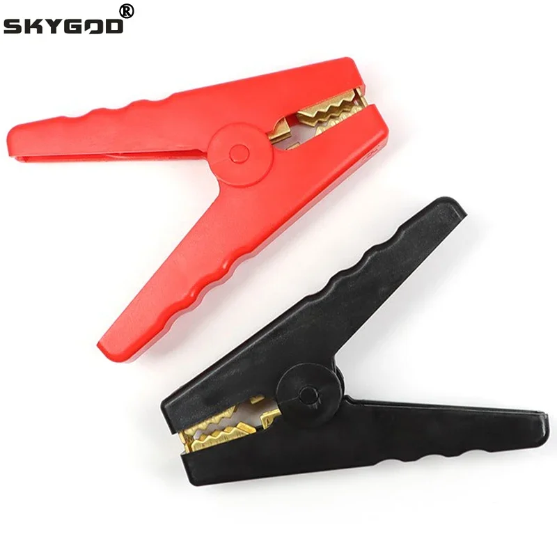 1-10-Pairs-300A-Copper-Crocodile-Clips-Black-Red-Set-for-Car-Caravan ...