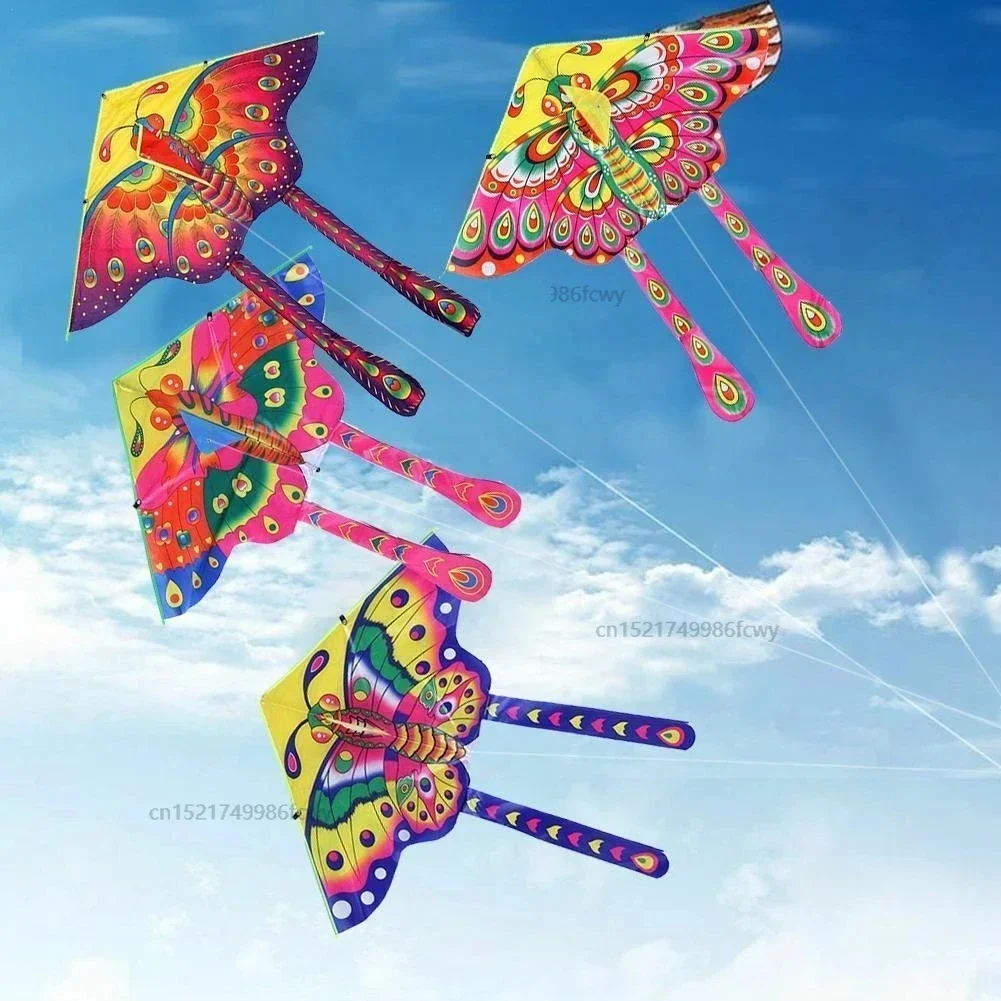 Butterfly Kite with Handle Line Children Kite Flying Toy Easy Control ...