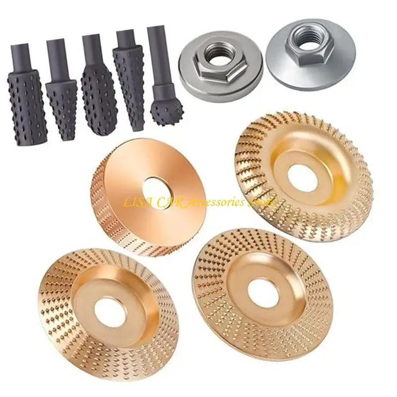 M4YB Multiple Size Carving Disc & Burr Set Metalworking Grinding Tool ...