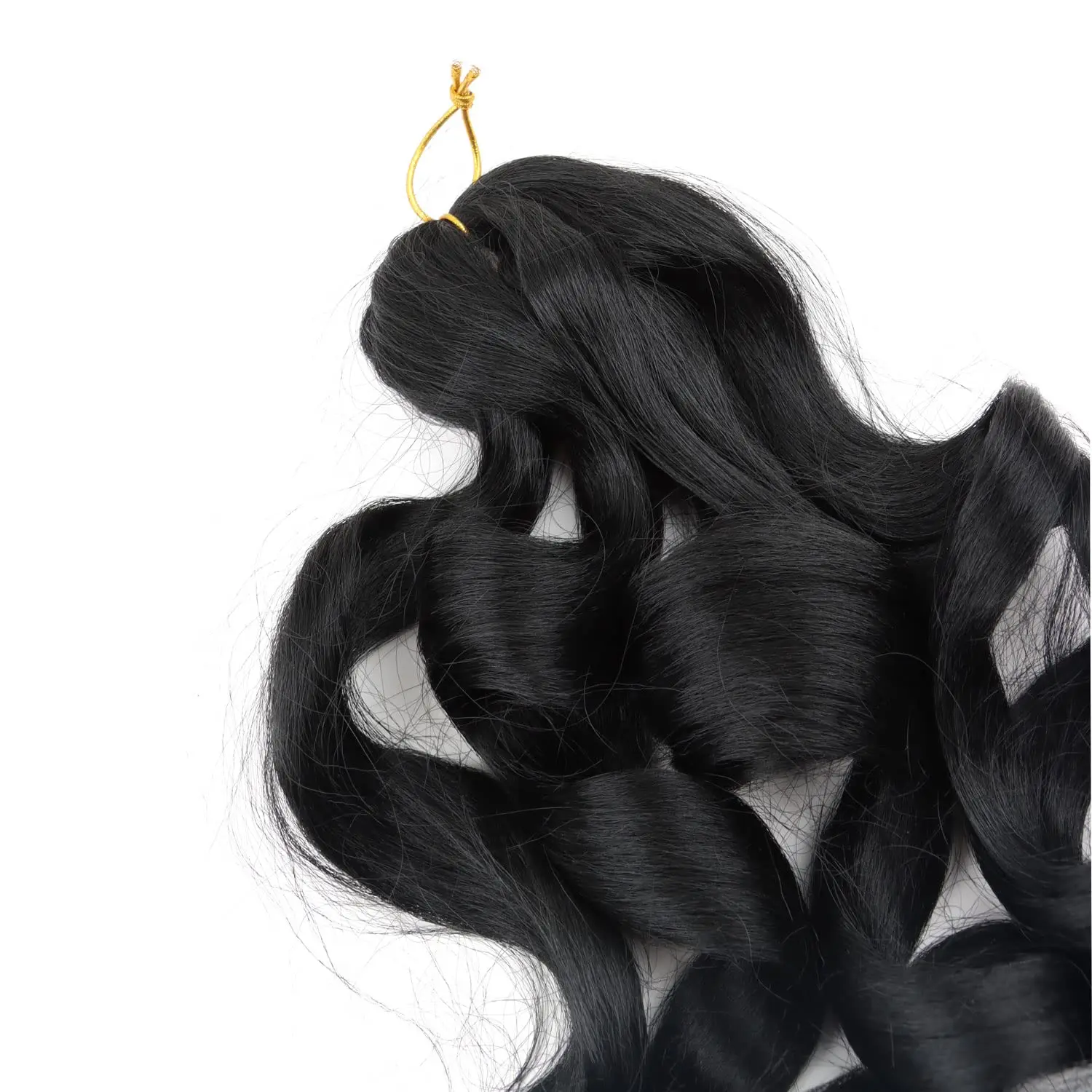 16 Inch Bouncy Braiding Hair French Curles Synthetic Hair Extensions 16 ...