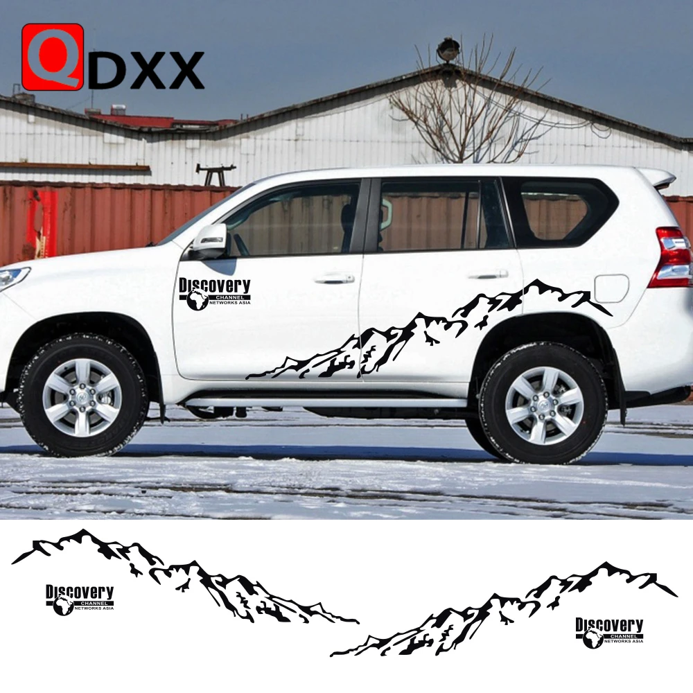 Car Side Door Stickers Vinyl Film Auto DIY Styling Decals For Toyota ...