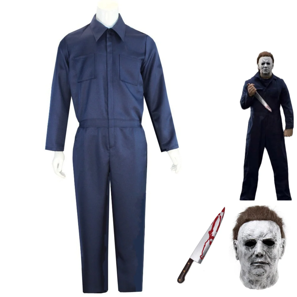 Disfraz-de-la-pel-cula-Michael-Myers-Killer-para-hombre-adulto-disfraz ...