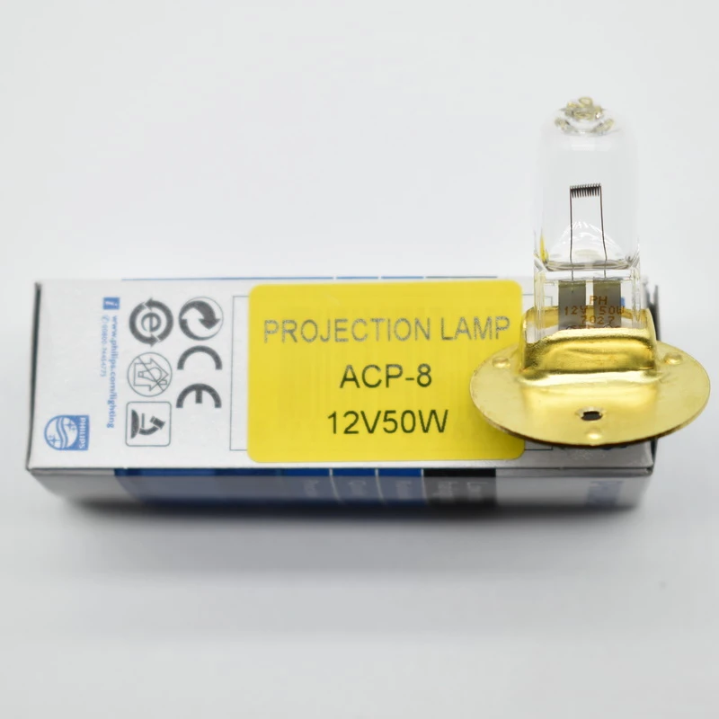12V50W for ACP 8 Eye chart projector lamp ,42412 20400 12v 50w g6.35 ...