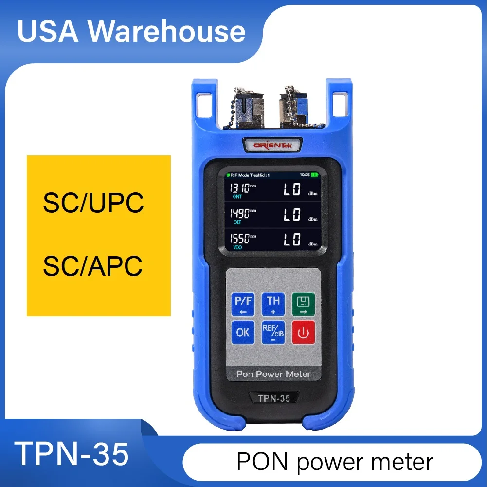 Orientek Tpn-35 Pon Optical Power Meter, Pon Network Tester, 1310/1490 ...