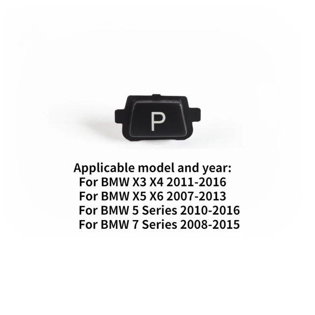 Car Gear Lever Auto Parking Button Letter P Button For BMW 3 5 7 Series ...