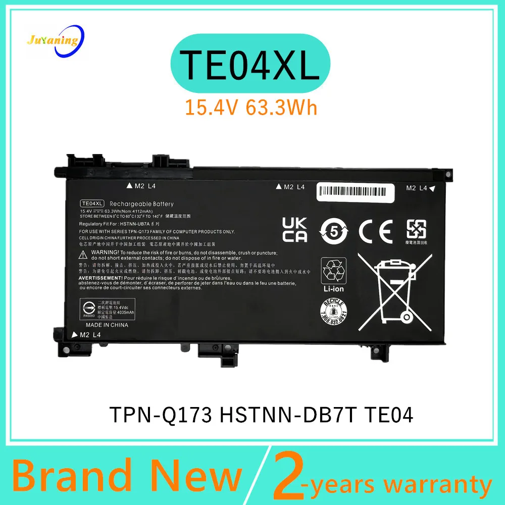 TE04XL Laptop battery For HP OMEN 15-ax210TX ax211TX ax215TX ax218TX ...