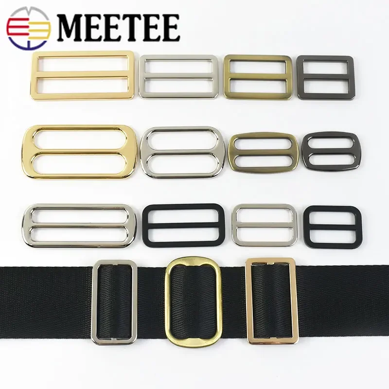 5-10Pcs-25-32-38-50mm-Metal-Buckles-Bag-Tri-Glide-Ring-Buckle-Webbing ...