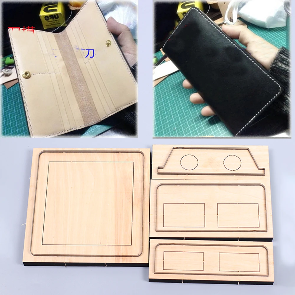 190x90mm-Leather-Craft-long-wallet-cutting-dies-knife-mold-iron-blade ...