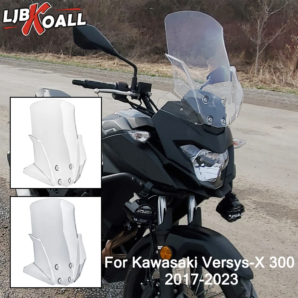 Versys-X300-Windscreen-Windshield-Fly-Screen-Shield-Wind-Deflector-For ...