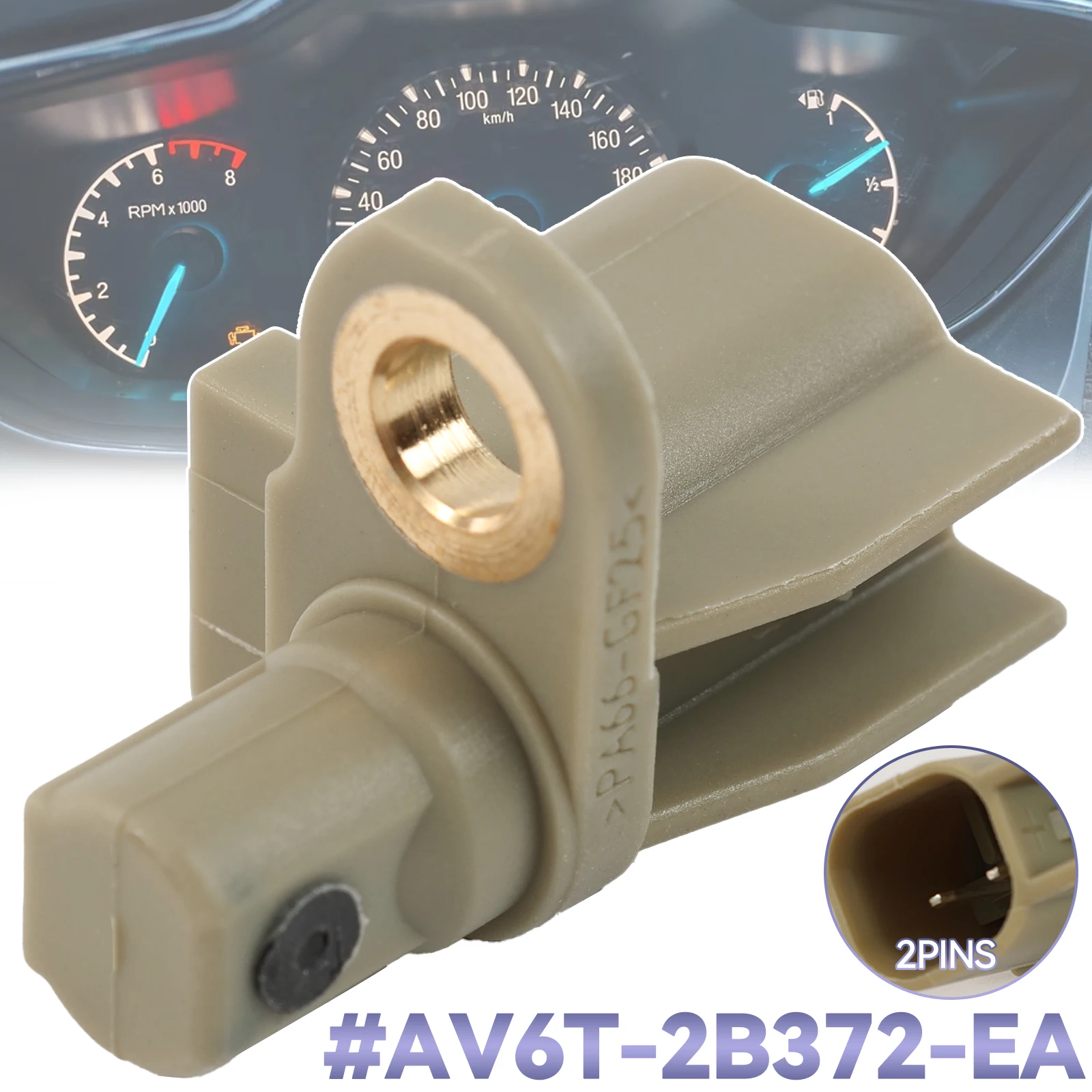 AV6T-2B372-EC Sensor de velocidad ABS para Ford C Max 13-18 Escape 2013 ...
