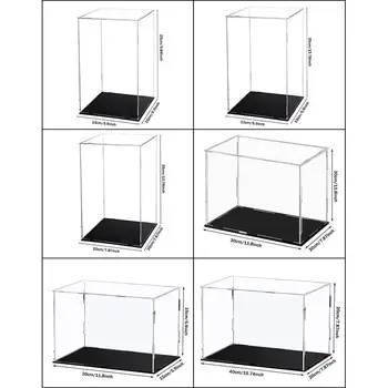 222 Size Acrylic Display Case for Collectibles Assemble Clear Acrylic ...