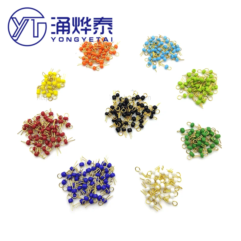 YYT-100PCS-PCB-test-point-test-point-ceramic-copper-gold-plated-probe ...