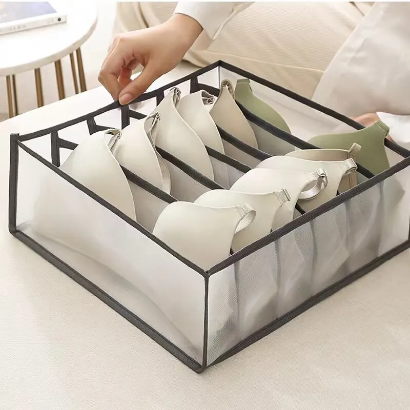 1pc-Black-6-Grid-Underwear-Storage-Box-Women-Socks-Wardrobe-Drawer ...