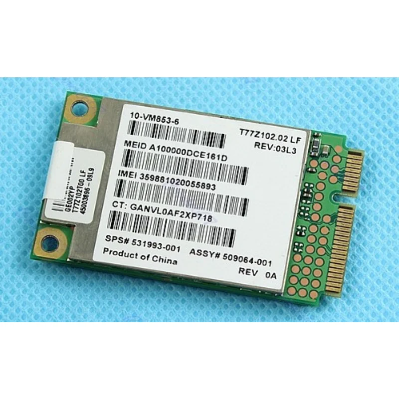 New Original UN2420 GOBI2000 WWAN 3G Modems wlan Card For HP 2540P ...
