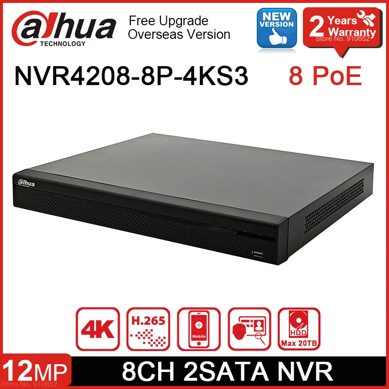 Dahua-NVR4208-8P-4KS3-8CH-8-POE-NVR-8-Channels-1U-Lite-Network-Video ...