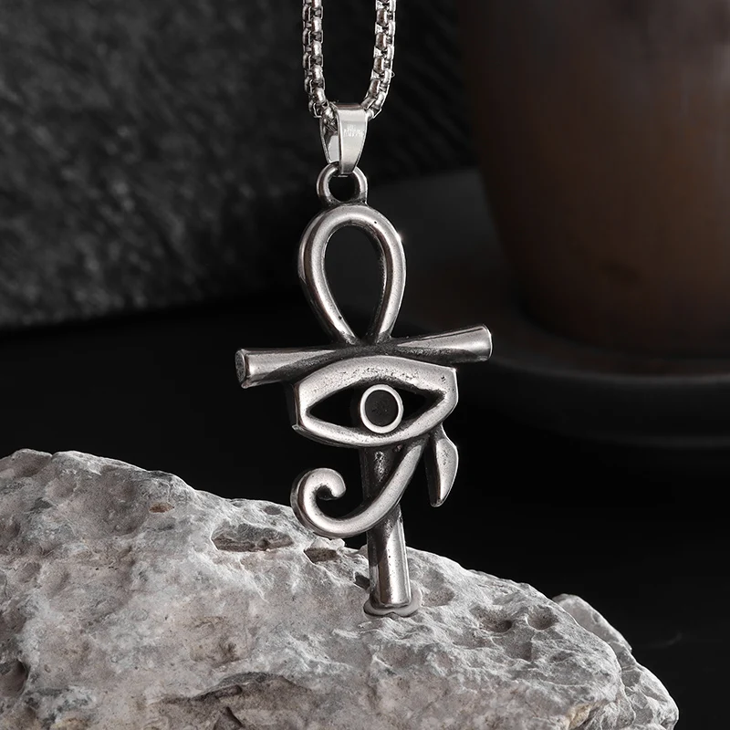 Vintage-Eye-of-Horus-Ankh-Cross-Pendant-Necklace-for-Women-Men ...