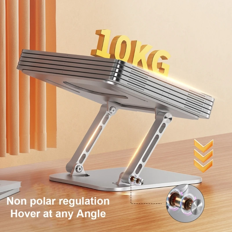 Ergonomic-Laptop-Holder-Efficient-Cooling-Secure-Grip-Tablet-Stand-for ...