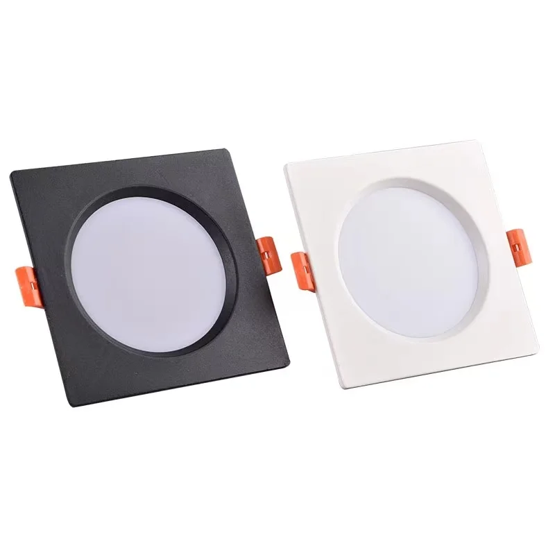 Square Embedded Downlight Dimmable 5W7W9W12W15W18W24W LED Ceiling Grid ...