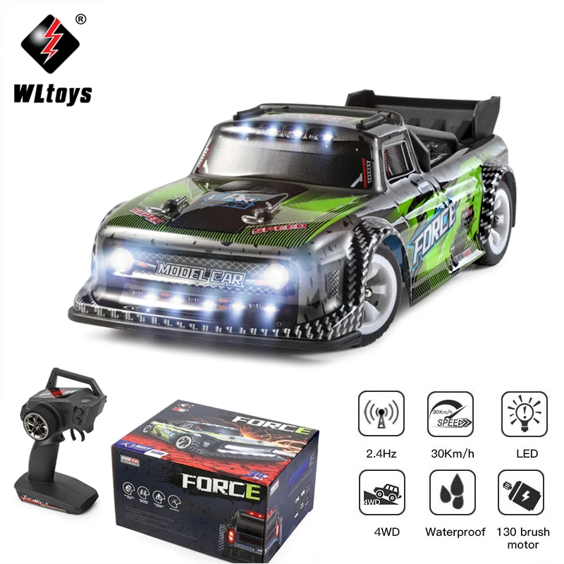 WLtoys 1:28 Mini RC Drift Car – 30KM/H 4WD High-Speed Racing Remote ...