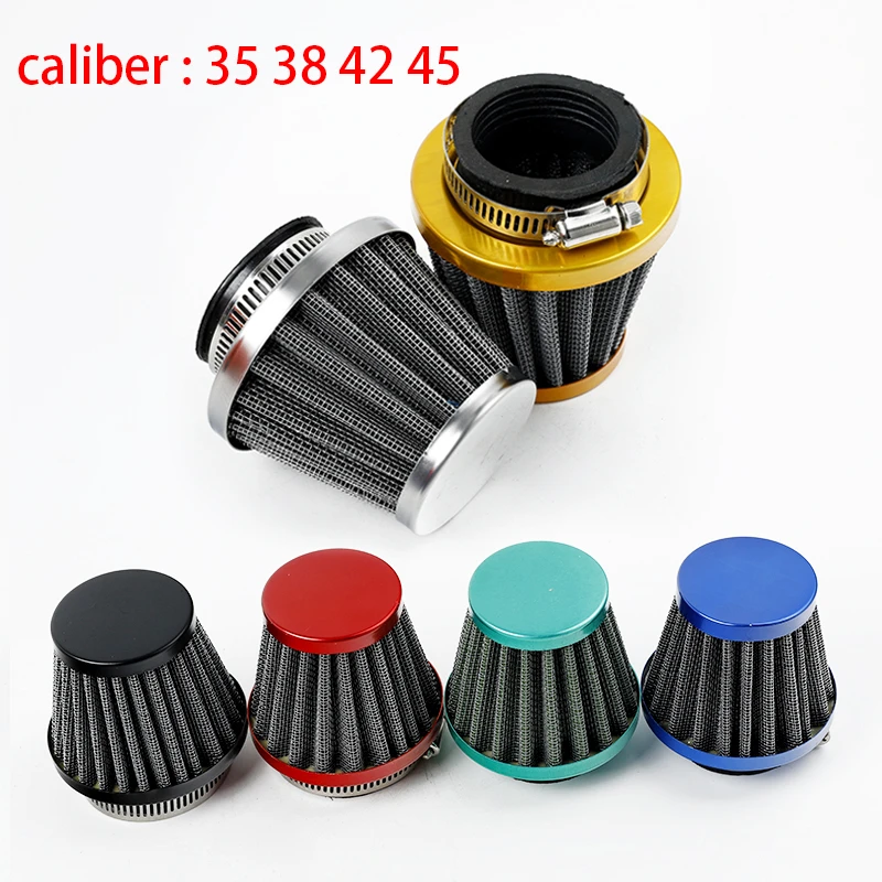 Motorcycle Air Filter 35mm 38mm 42mm 48mmUniversal Fit For 50cc 110cc ...