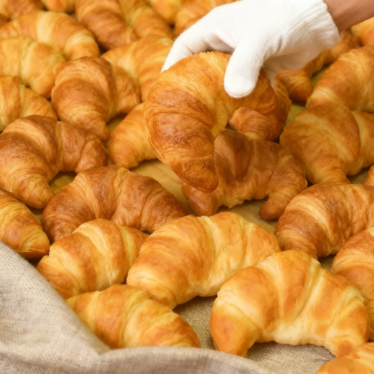 PU Realistic Fake Croissant - Original & Chocolate Flavor Pranks, Bread ...