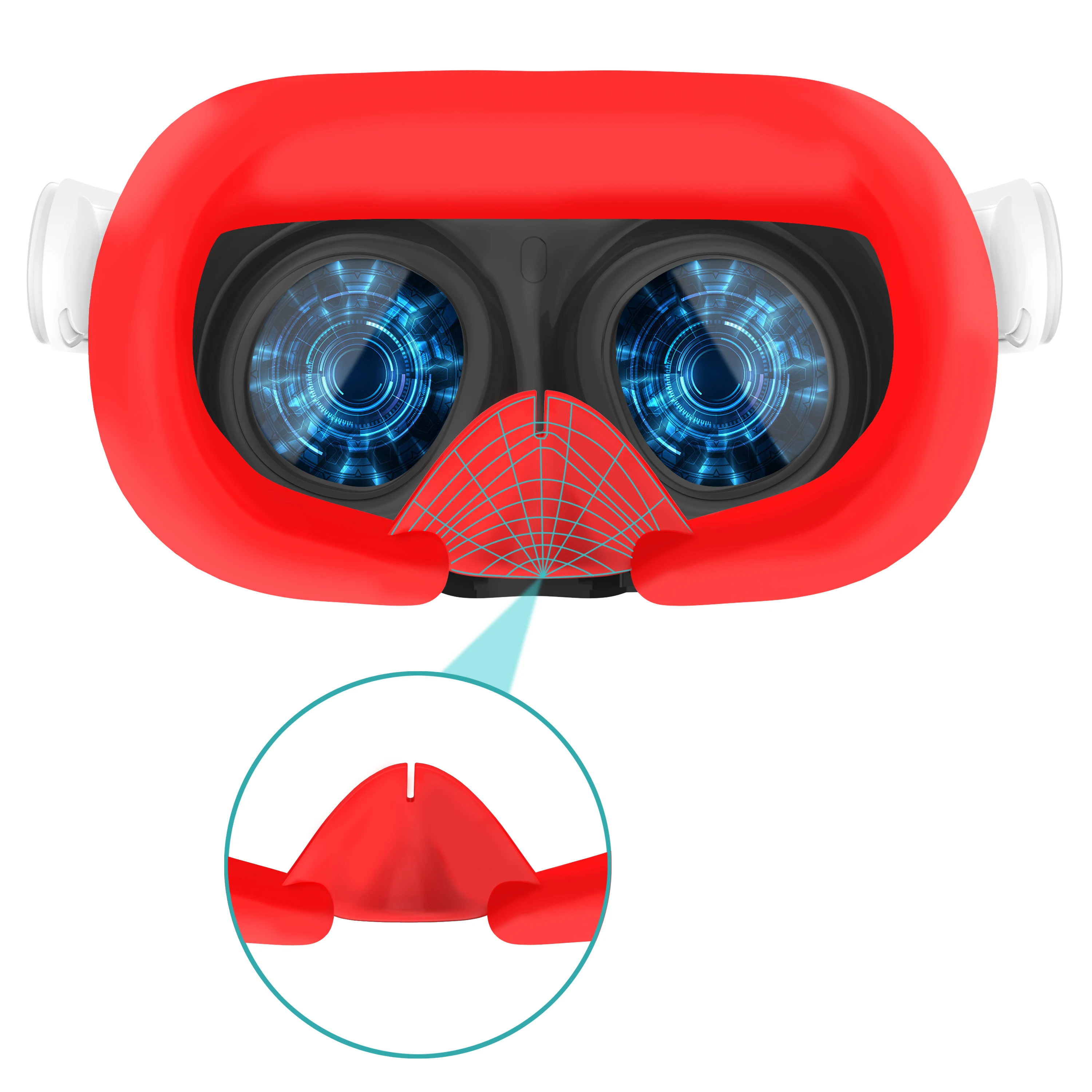 Facial-Interface-Silica-gel-Face-Cover-Pad-for-Oculus-Quest-3-VR ...