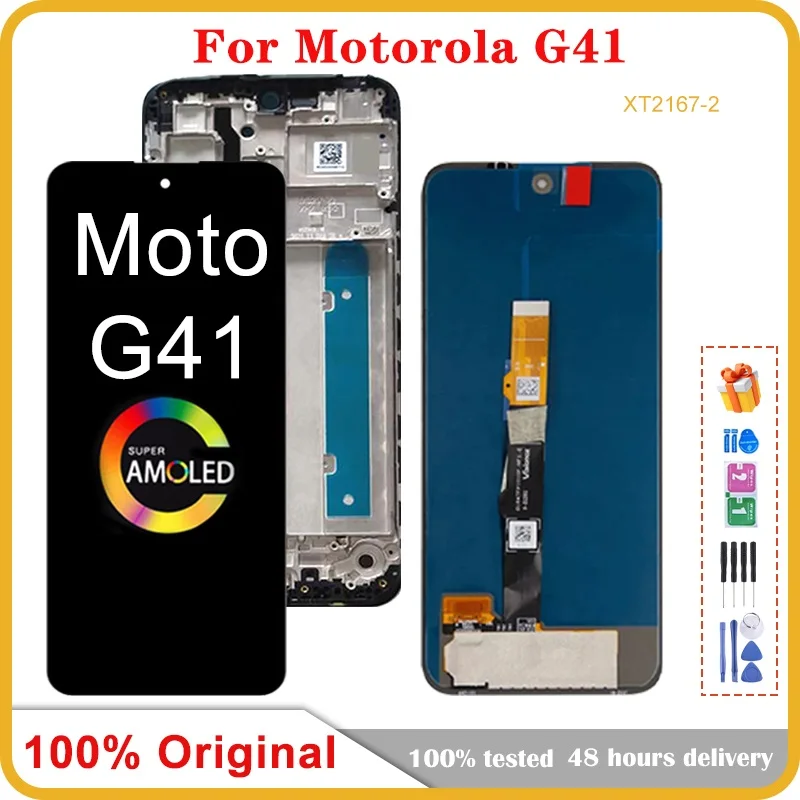 6-4-Inch-For-MOTOROLA-Moto-G41-Lcd-Touch-Screen-Digitizer-Assembly-For ...
