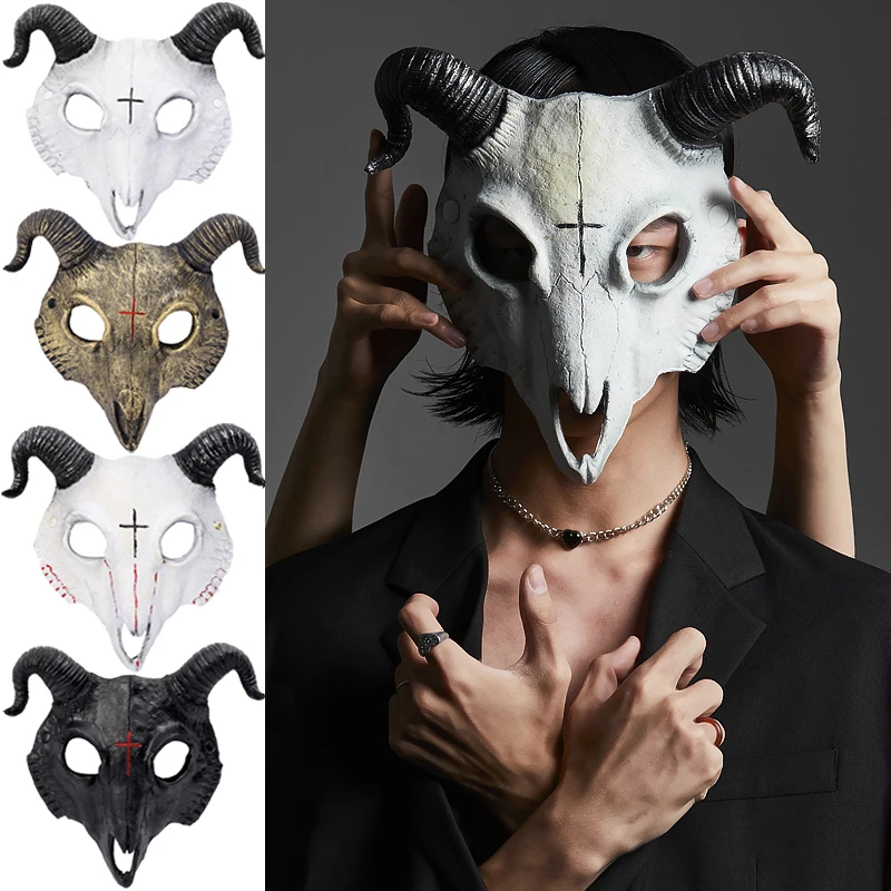Scary Beaded Rave Masks