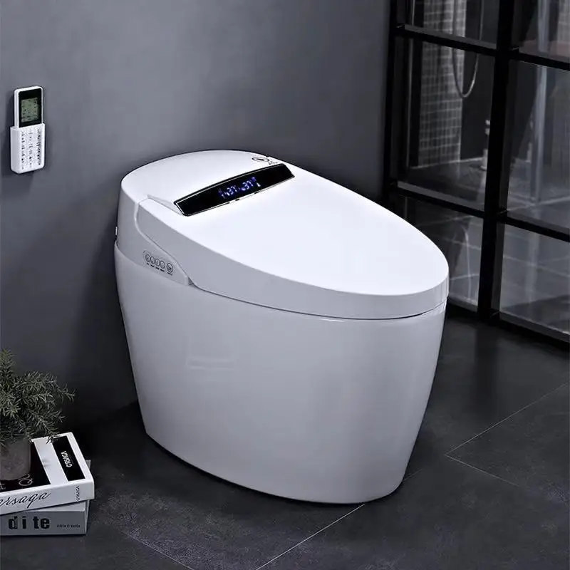 Smart-Toilet-No-water-tank-Luxury-Automatic-Flush-Intelligent-Toilet ...