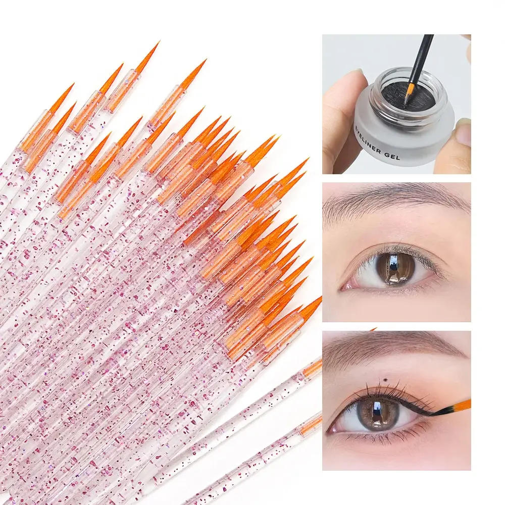 50PCS-Disposable-Eyeliner-Brushes-Eyeliner-Wand-Applicator-Eye-Liner ...