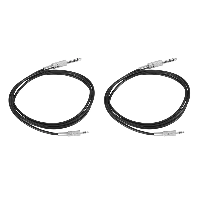 2Pcs 4 9Ft 3 5Mm 1 8 Inch Male To 6 35Mm 1 4 Inch Male jpg