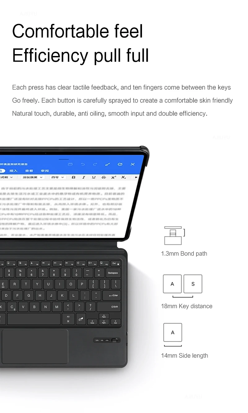 Keyboard For Huawei MateBook E 12.6-inch Keyboard [Arabic and English ...