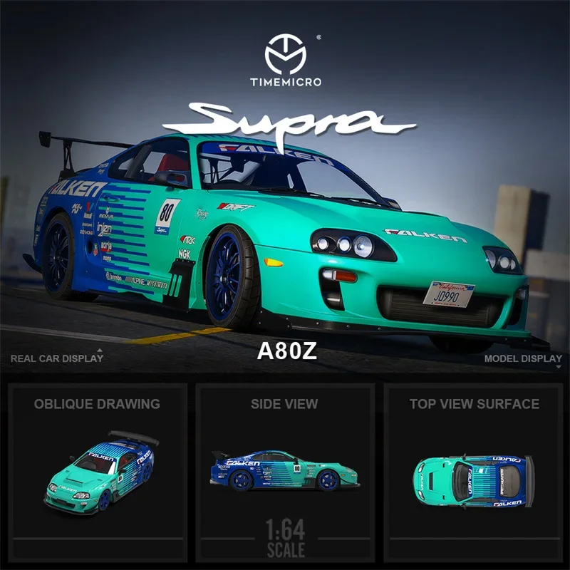 Time-Micro-1-64-A80Z-Falken-Green-limited999-modelo-de-coche-fundido-a ...