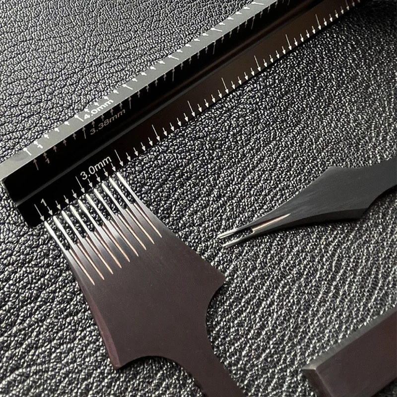 Leather craft Pricking Iron Holes Stitching Spacing Punching ...