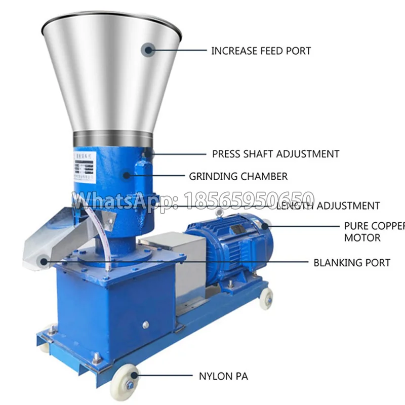 CH-150-Diesel-Cattle-Pelletizer-Machine-For-Home-Use-Farm-Electric ...