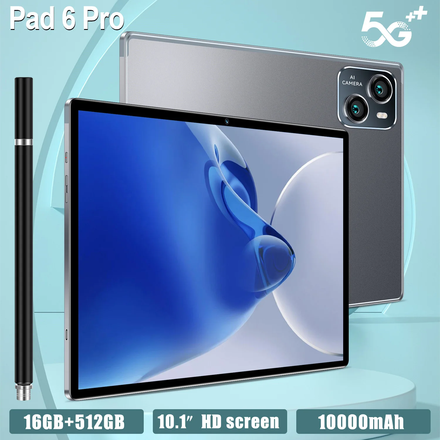 New-Tablet-Android-Pad-6-Pro-10-1-Inch-HD-16G-512GB-Snapdragon870 ...