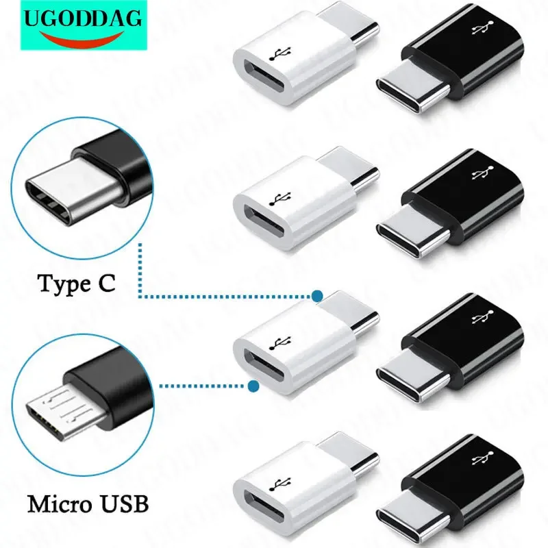 5-10-20PCS-Adapter-Micro-USB-Conversion-Type-C-Adapter-Data-Cable ...