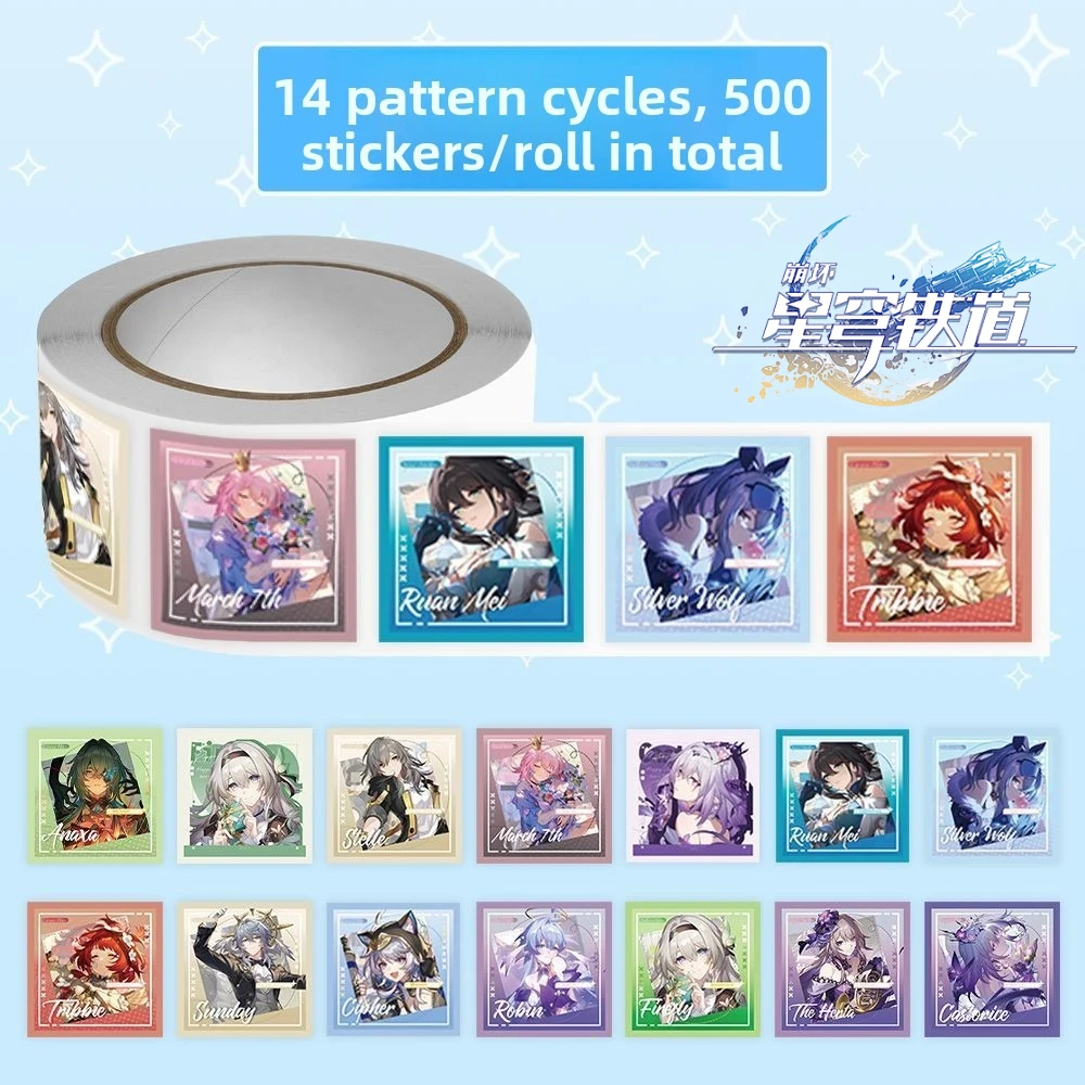 Honkai: Star Rail Anime Merch Stickers Dan Heng Trailblazer Seele ...